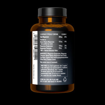 Inessa Magnesium Supplement - with 3 Types of Magnesium